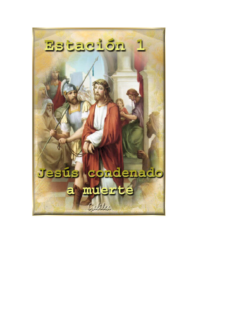 Imagenes de Las 14 Estaciones Del Viacrucis | PDF