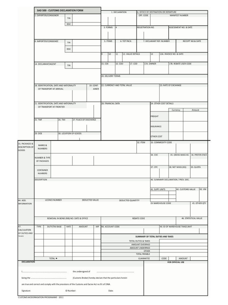 Customs Import Notification: Shy Cloud Tech | PDF | Bill Of Lading ...