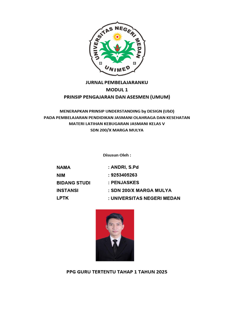 RENCANA PEMBELAJARAN MENGGUNAKAN PRINSIP UNDERSTANDING by DESIGN (UbD ...