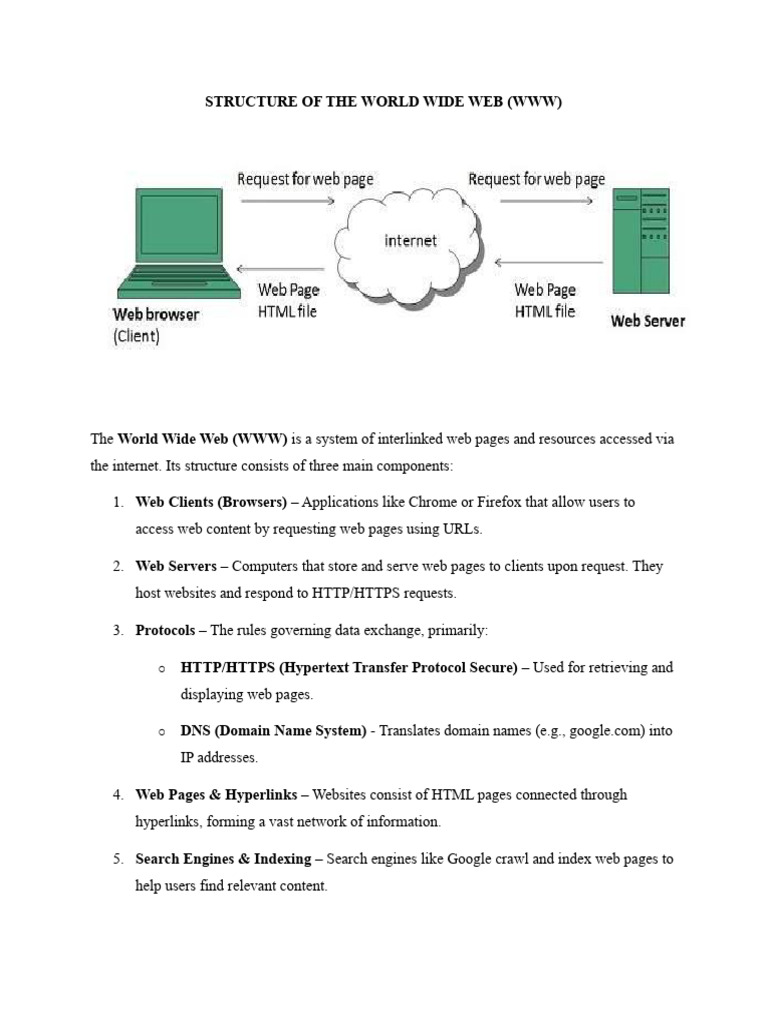 1 Structure of The World Wide Web | PDF | World Wide Web | Internet & Web