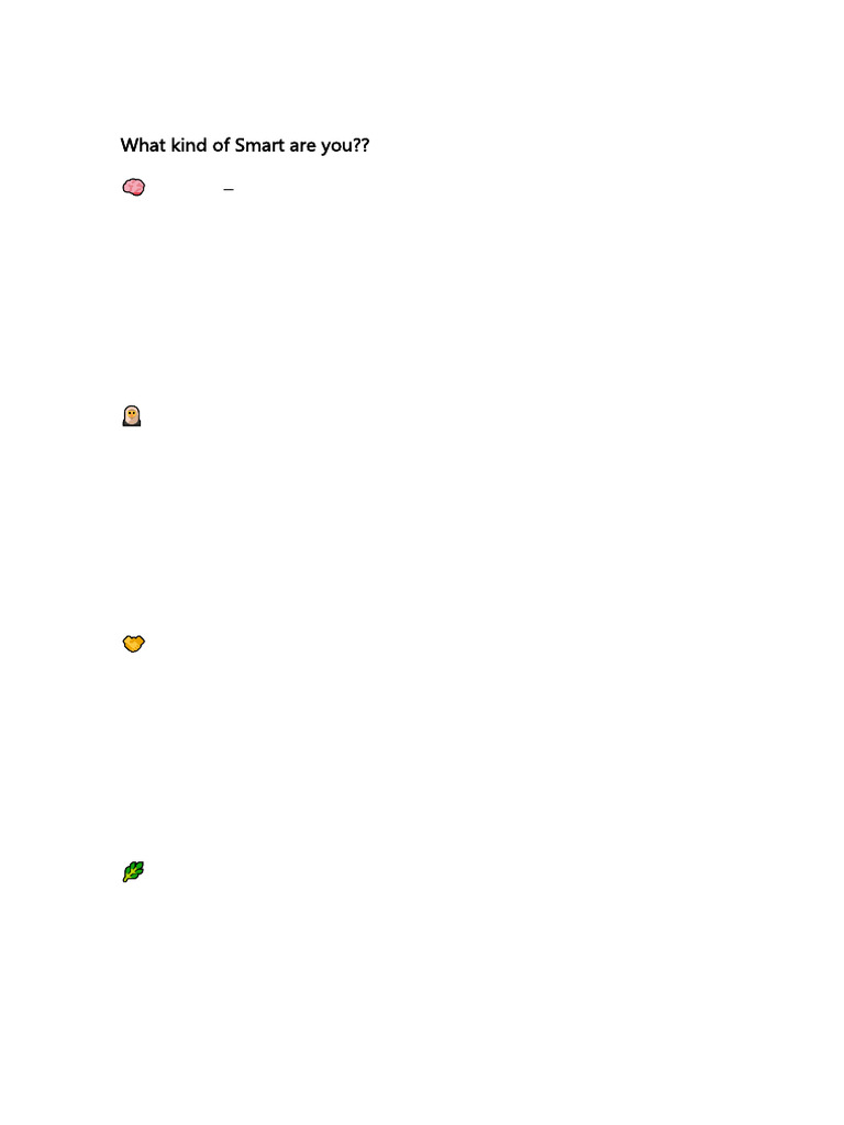 What Kind of Smart Are You | PDF | Cognition | Cognitive Psychology