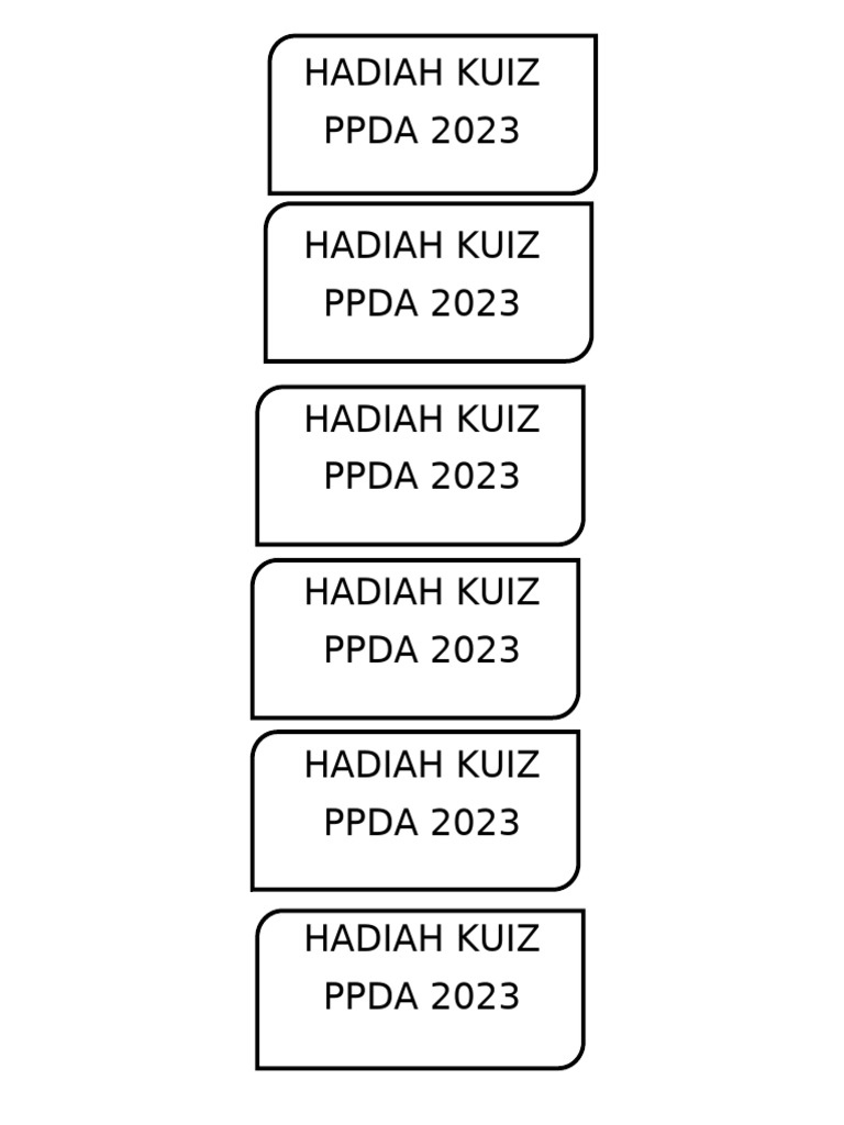 Hadiah Kuiz | PDF