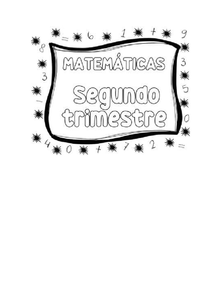 Caratulas Segundo Trimestre | PDF