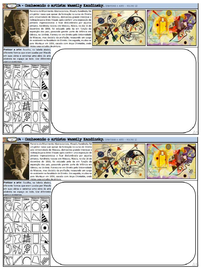 Abstracionismo Wassily Kandinsky EXPRESSÃO | PDF