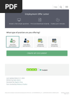 Employment Status Change Letter Template | PDF | Employment | Salary