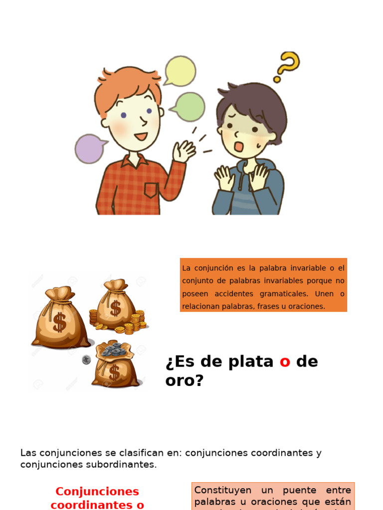 La Conjunción | PDF | Gramática | Sintaxis