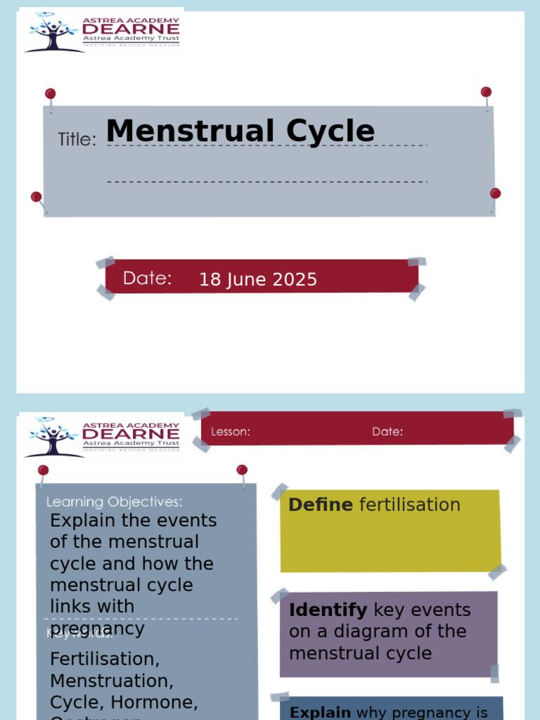 L5 the Menstrual Cycle | PDF | Menstrual Cycle | Luteinizing Hormone