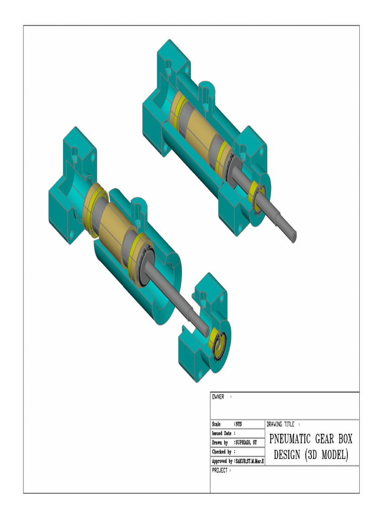 Pneumatic Ger Box 3d-Model | PDF