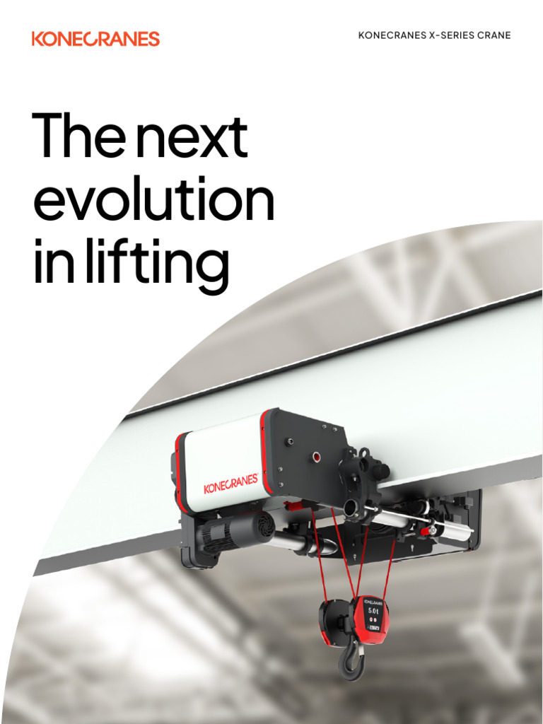 Brochure Konecranes X-Series 2024 | PDF | Crane (Machine)