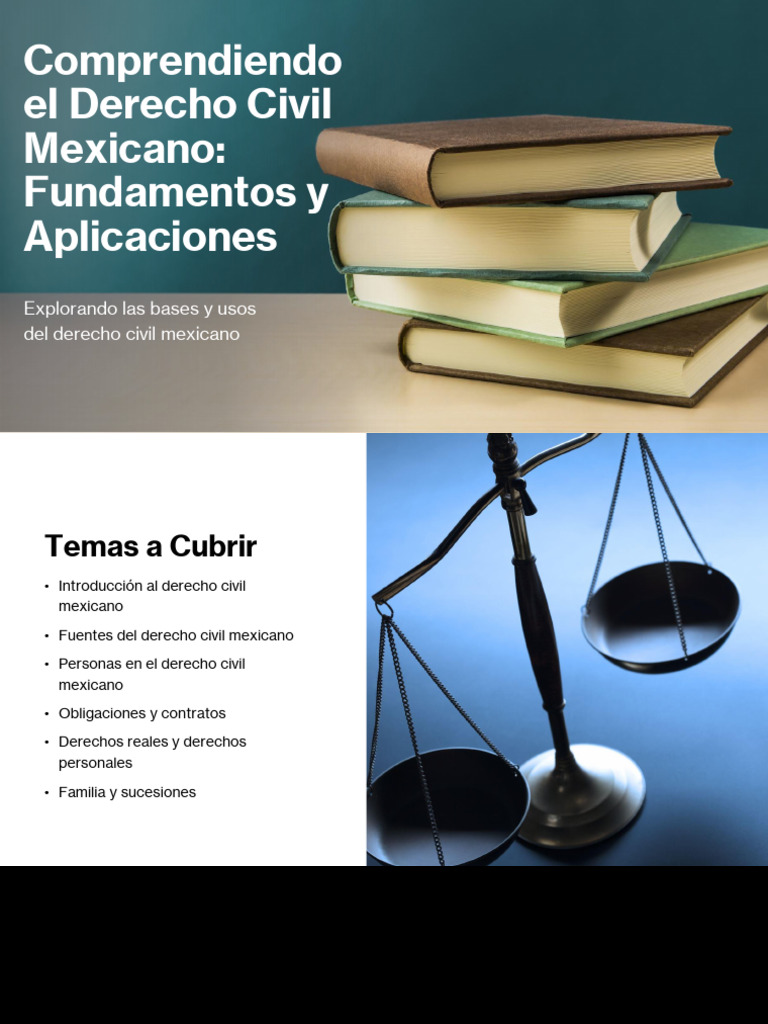 Fundamentos del Derecho Civil Mexicano | PDF | Derecho Civil (Common ...