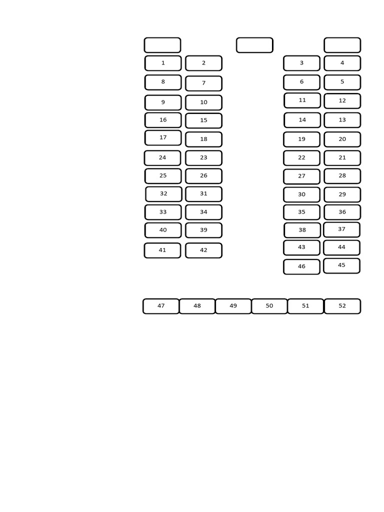 Denah Bus Ziarah Walisongobu Seat 51-1 | PDF