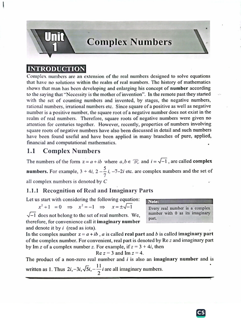 1st Year Mathematics (1st Chapter With Answers) . | PDF