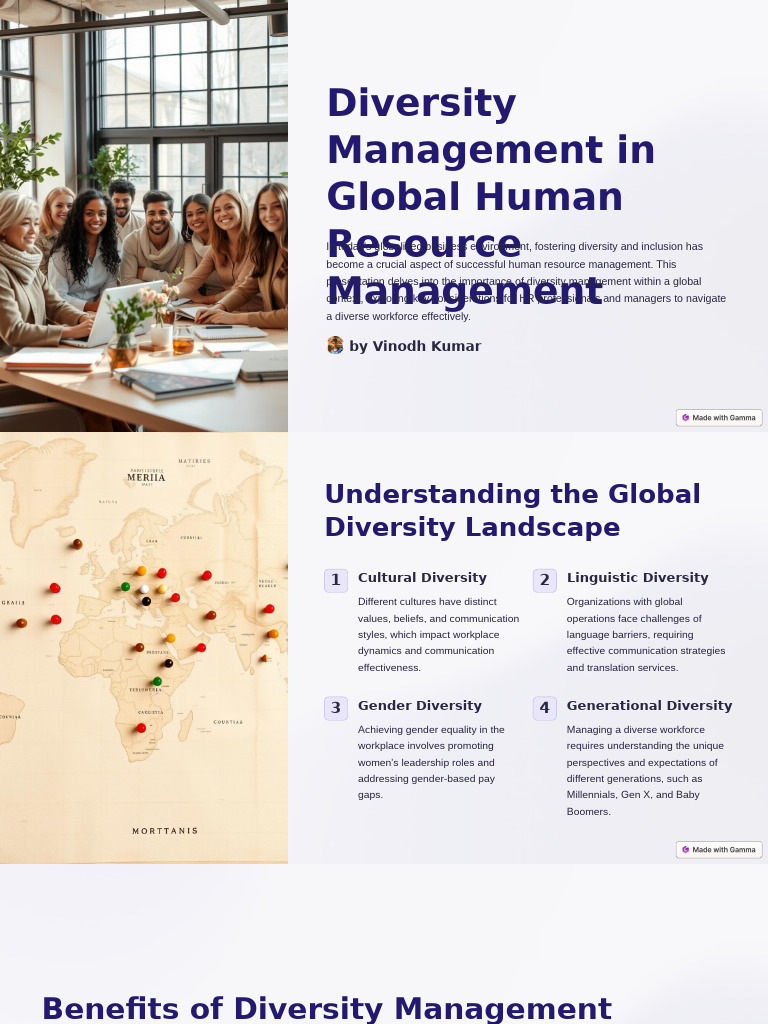Diversity Management in GHRM | PDF | Diversity (Business) | Human ...