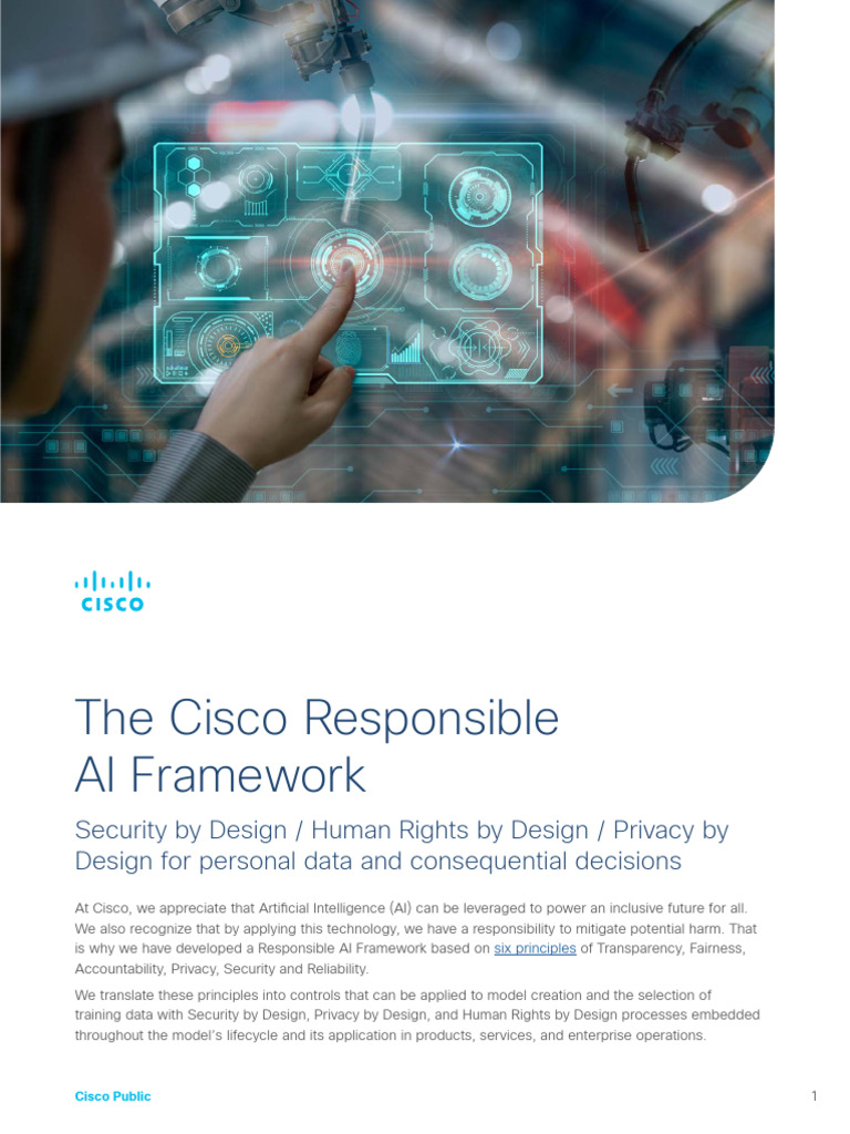 Cisco Responsible Artificial Intelligence Framework | PDF | Artificial ...