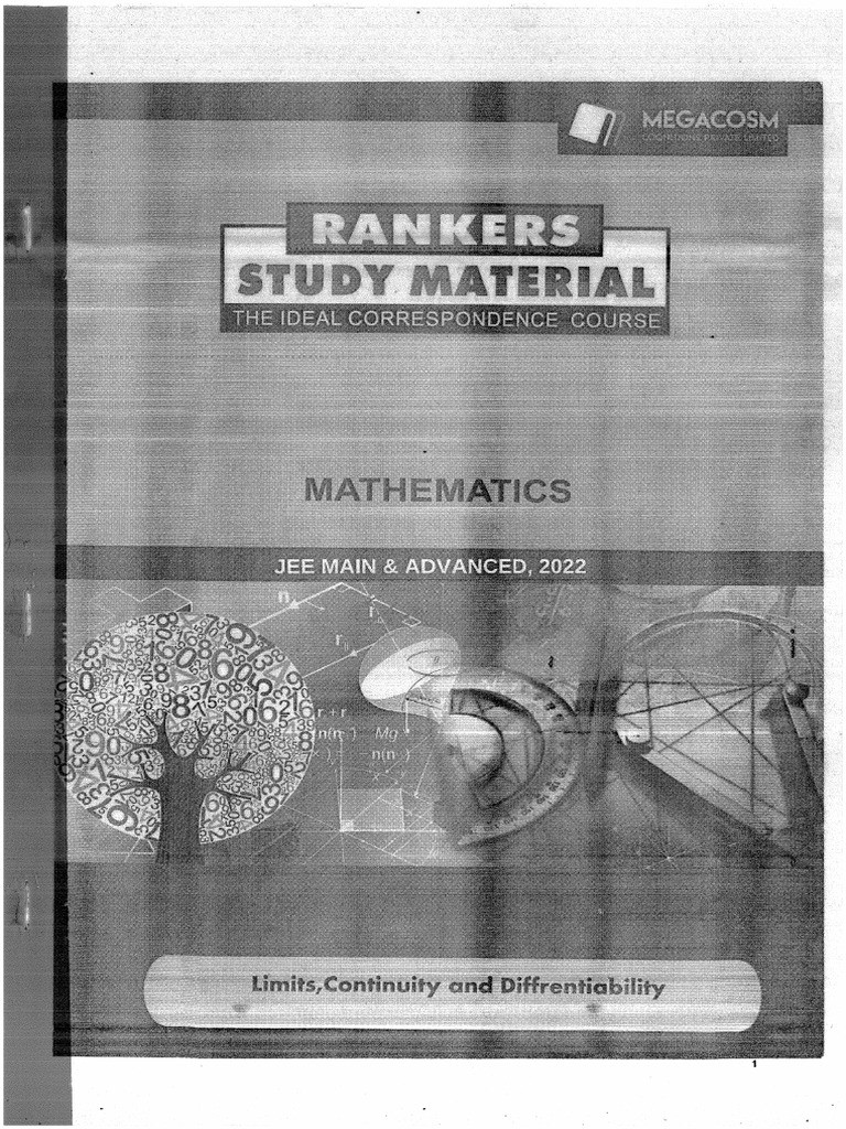 Limits Continuity And Diffrentiability Pdf