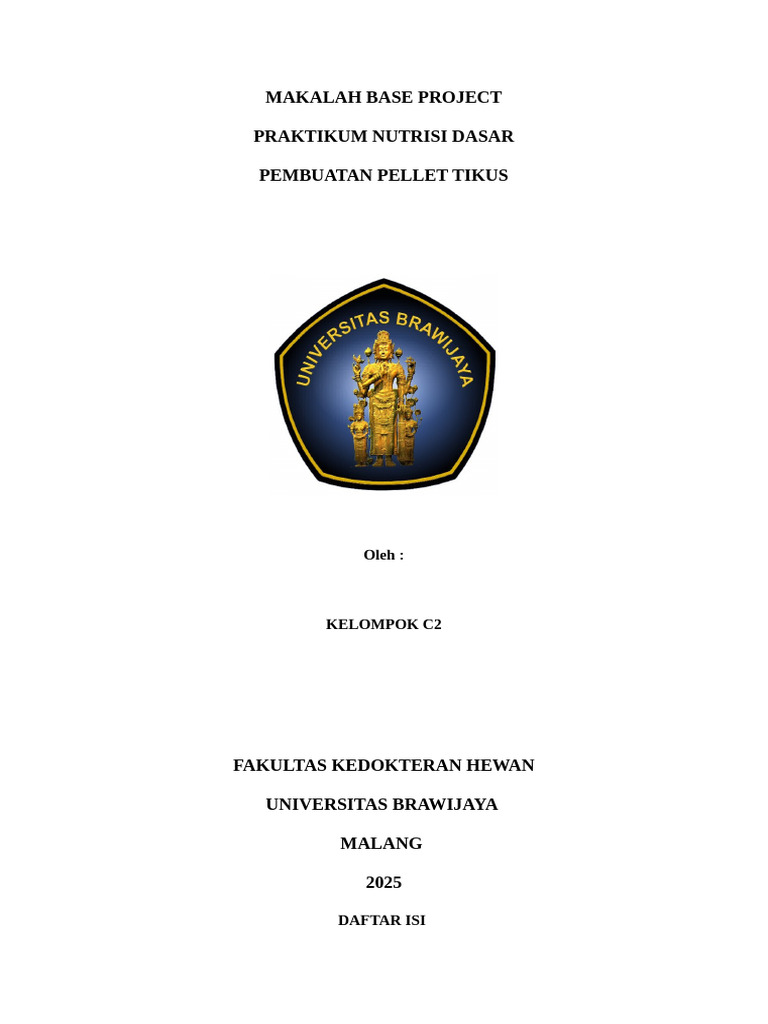 Makalah Pellet Tikus | PDF