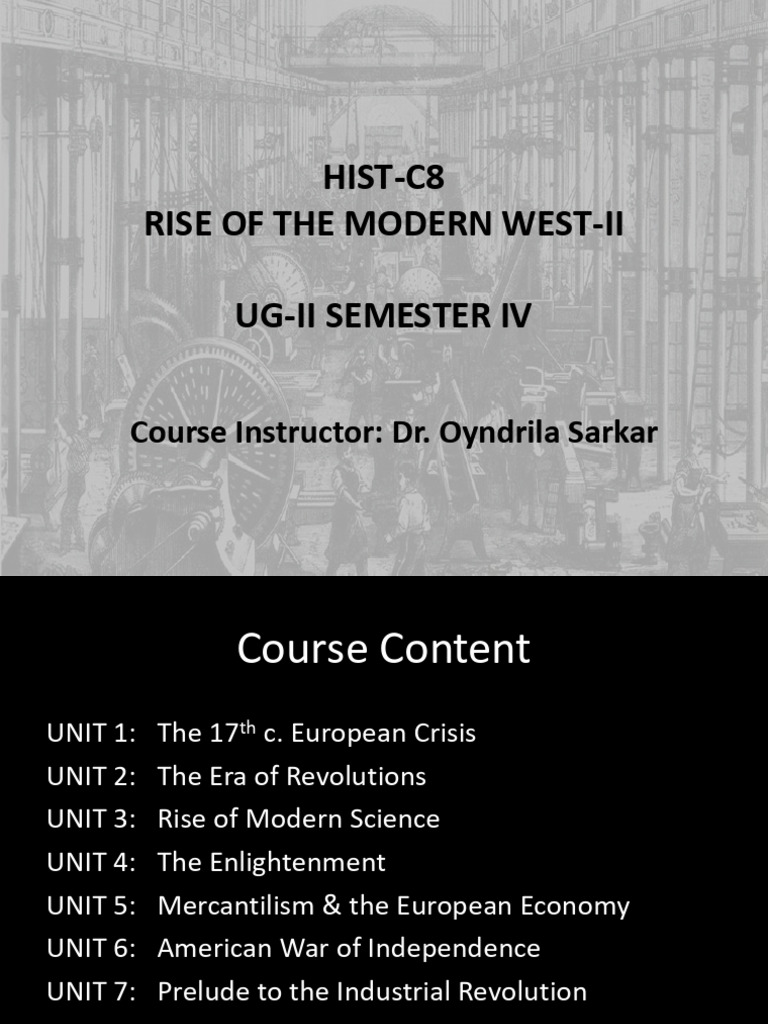 C8 Unit 7 Prelude To The Industrial Revolution | PDF