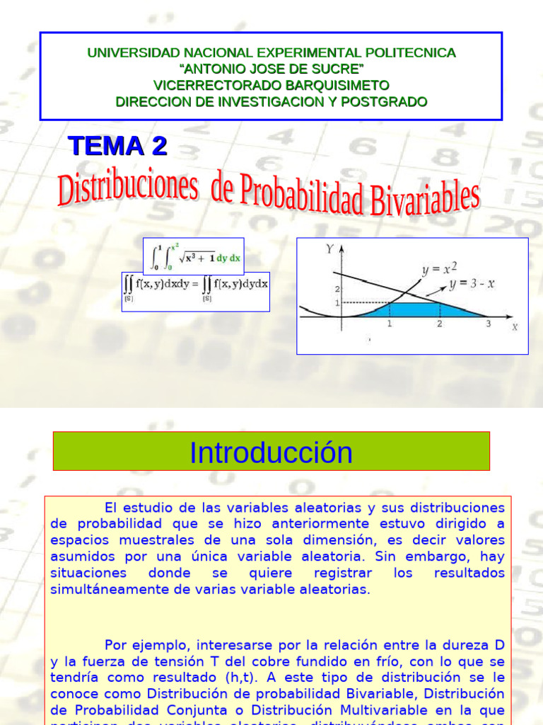 Tema 2 PPT | PDF | Variable aleatoria | Teoría de probabilidad