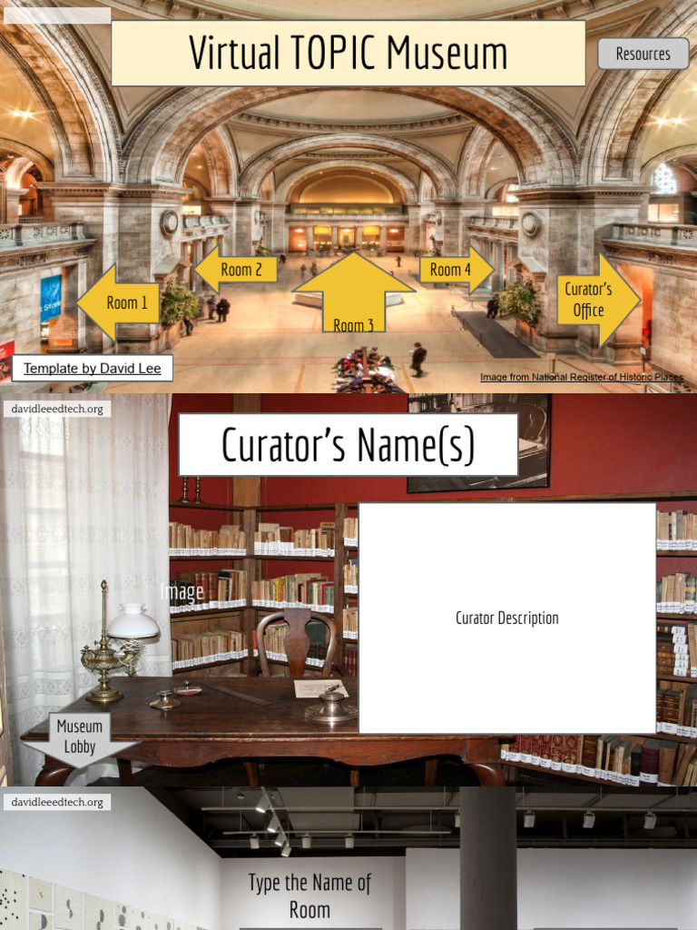 Virtual Museum Lobby Template | PDF | Museology | Museum