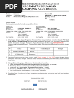 Contoh GANTI SPECIMEN BANK | PDF
