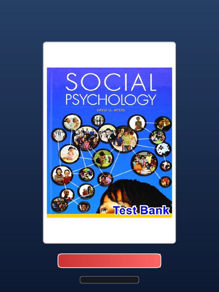 Get Test Bank For Social Psychology 11th Edition David Myers PDF ...
