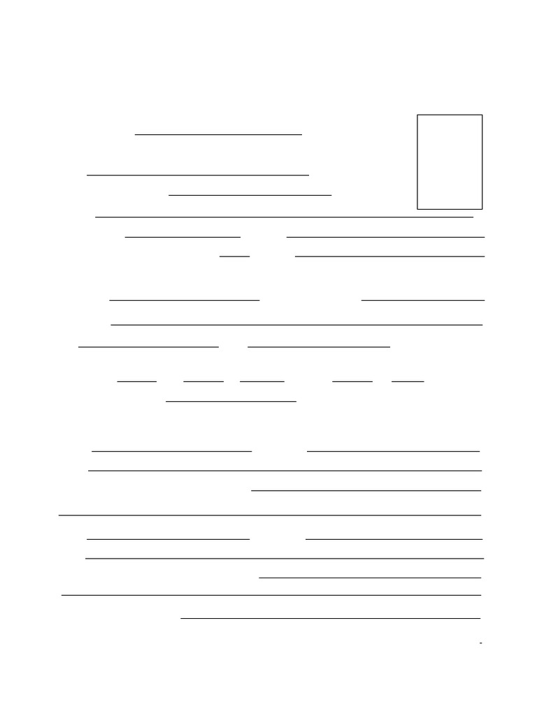 Teacher Job Application Form - SVP School | PDF