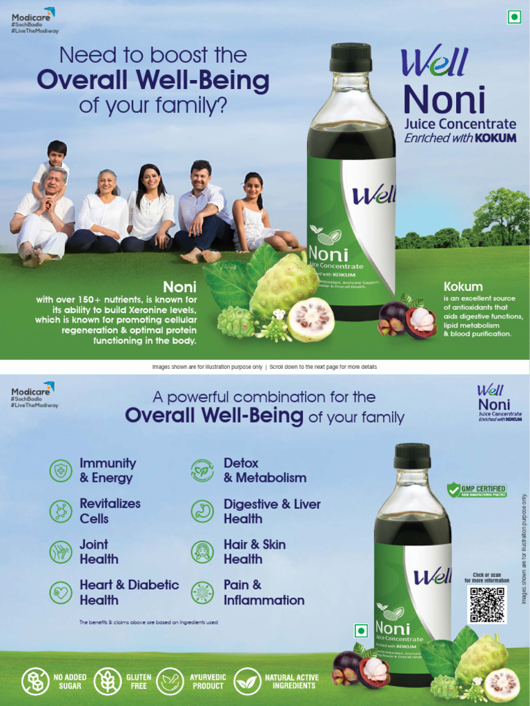 Benefits of Drinking Noni Juice | PDF | Biology | Medical Specialties