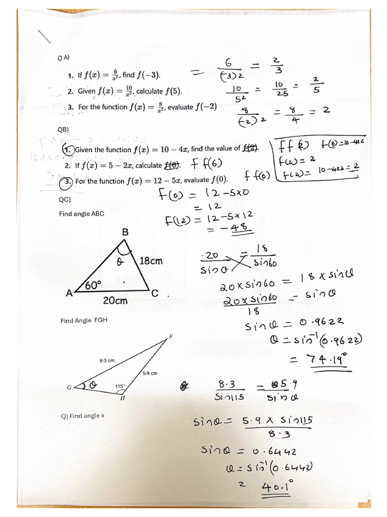 Question Bank Answers | PDF