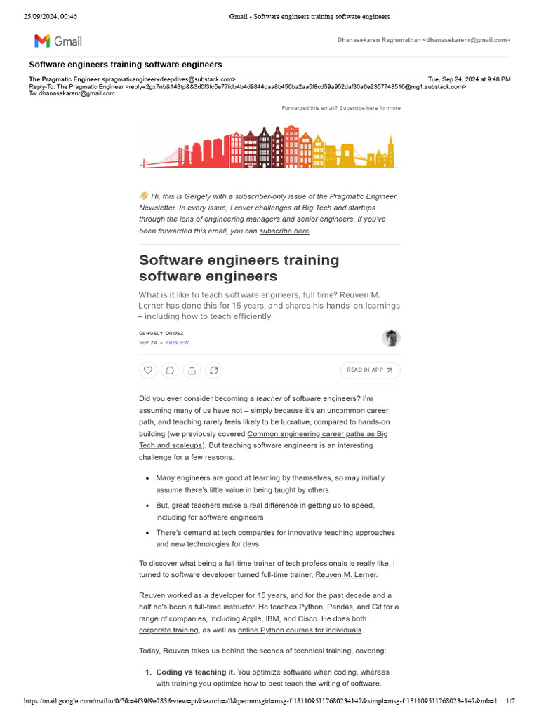 Pragmattc Programmer - Software Engineers Training Software Engineers | PDF | Python ...