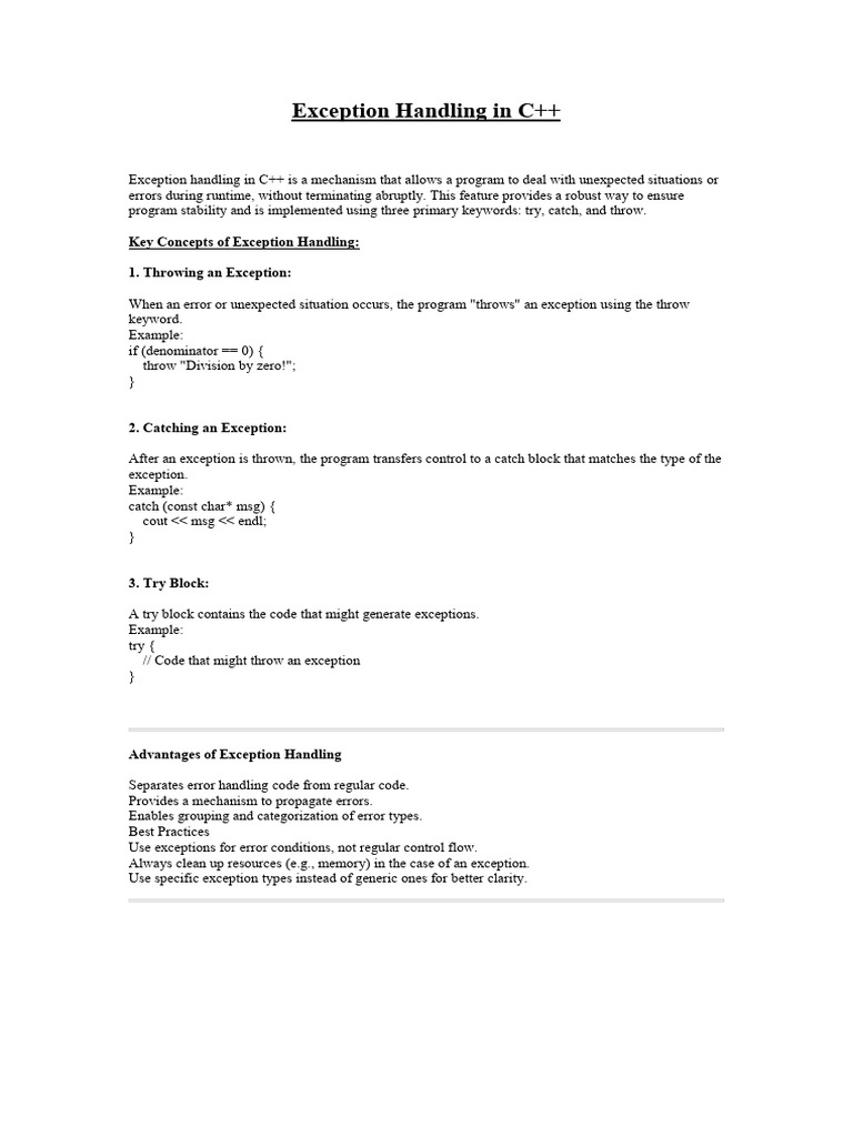 Lab Assignment 6 (Exception Handling) | PDF