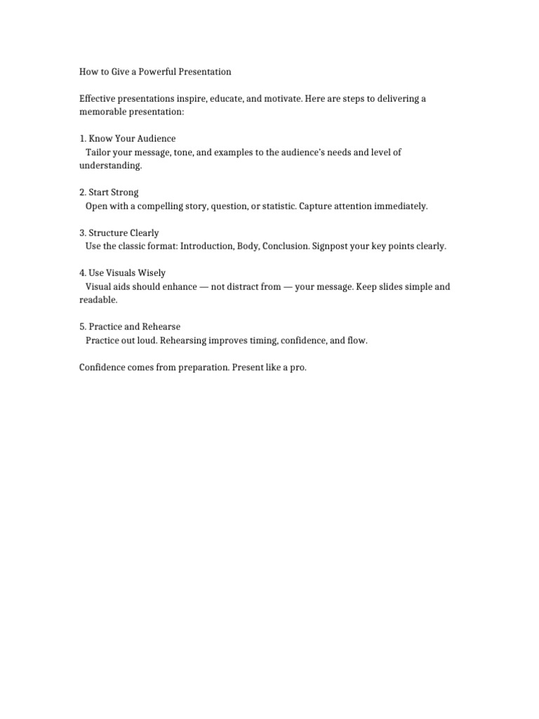 Mastering Powerful Presentations | PDF
