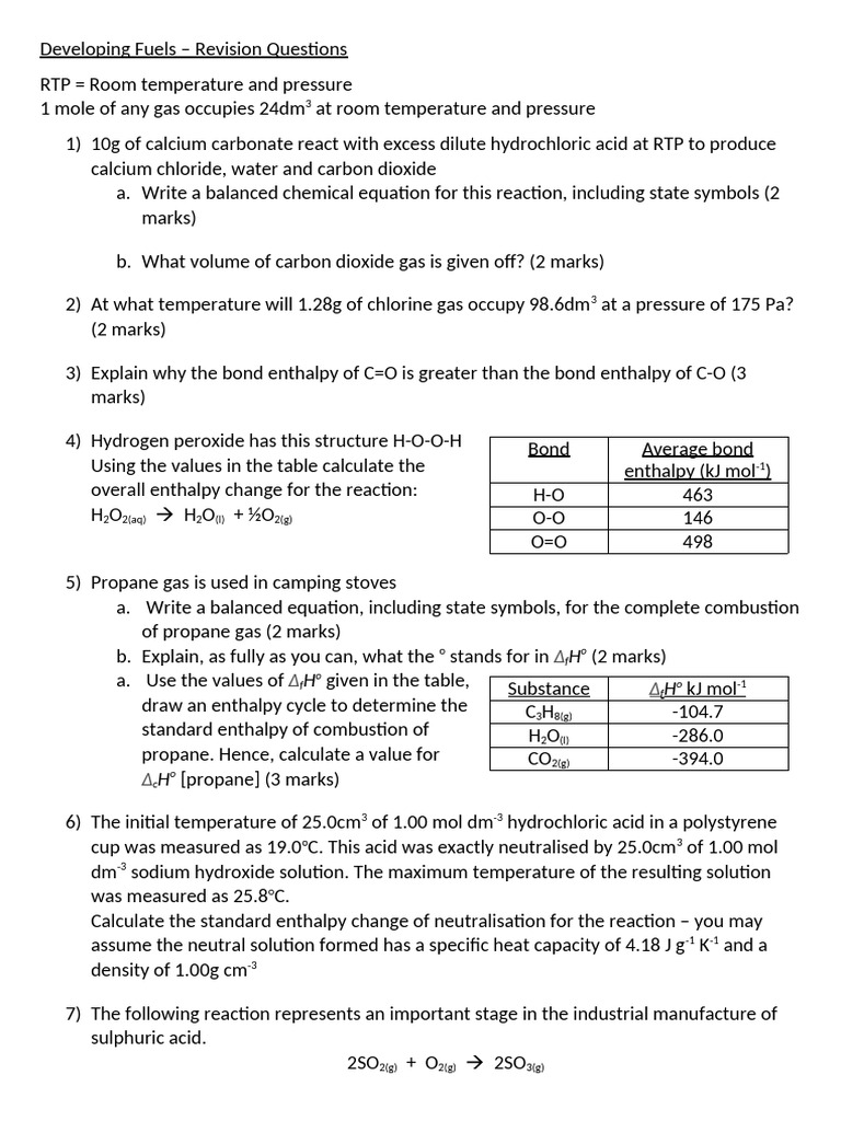 Pentanol Combustion Equation Analysis | PDF | Alkene | Combustion