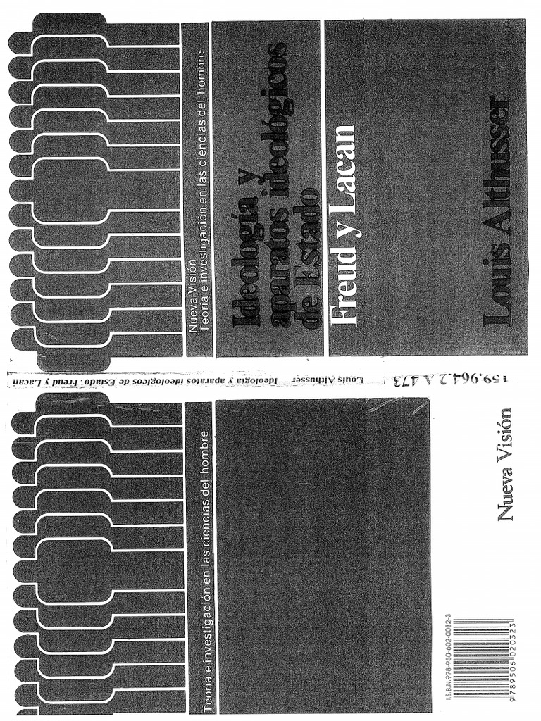 Ideologia y Aparato Ideologico Del Estado Freud y Lacan - Althusser | PDF