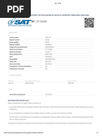 Portal SAT - Impresión de RTU - Guatemala | PDF