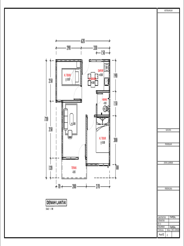 02 Denah Type 36 | PDF
