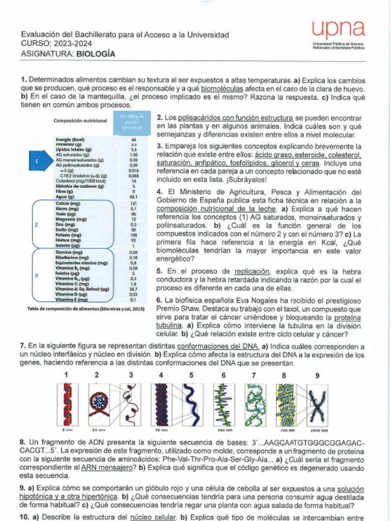 Biolog I A Castellano | PDF