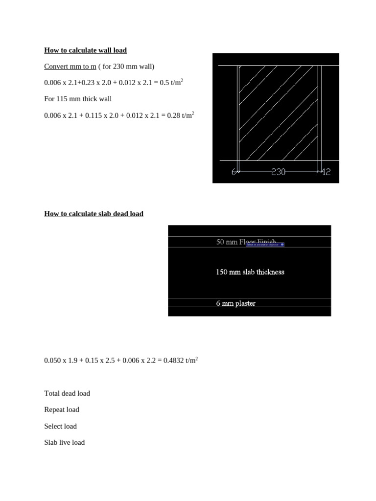 How To Calculate Wall Load | PDF