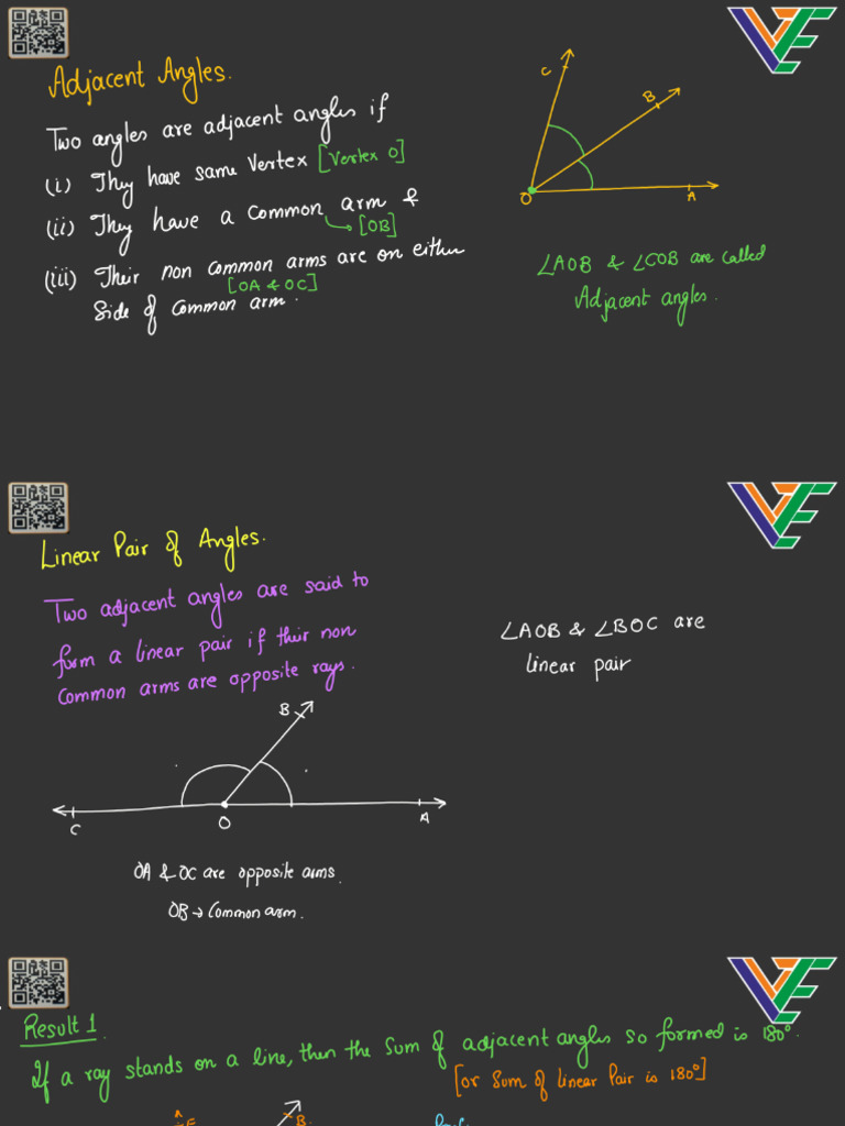 Basic Angle Relations | PDF