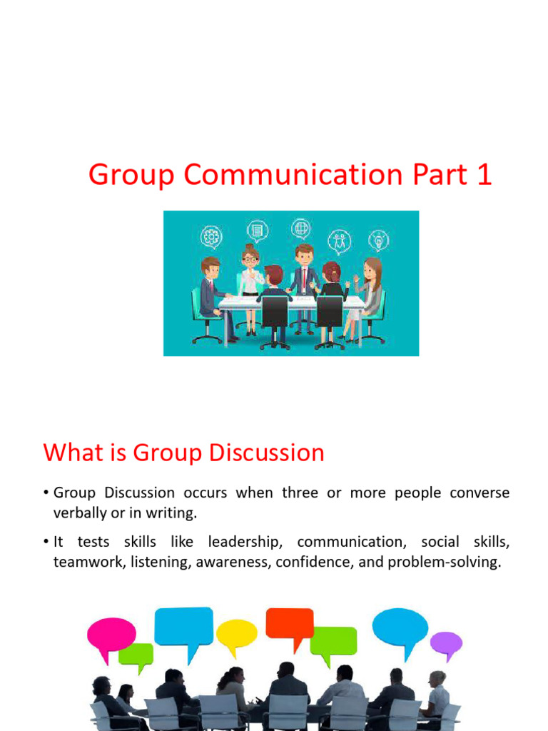 05-Group Communication Part 1 | PDF | Communication | Expert
