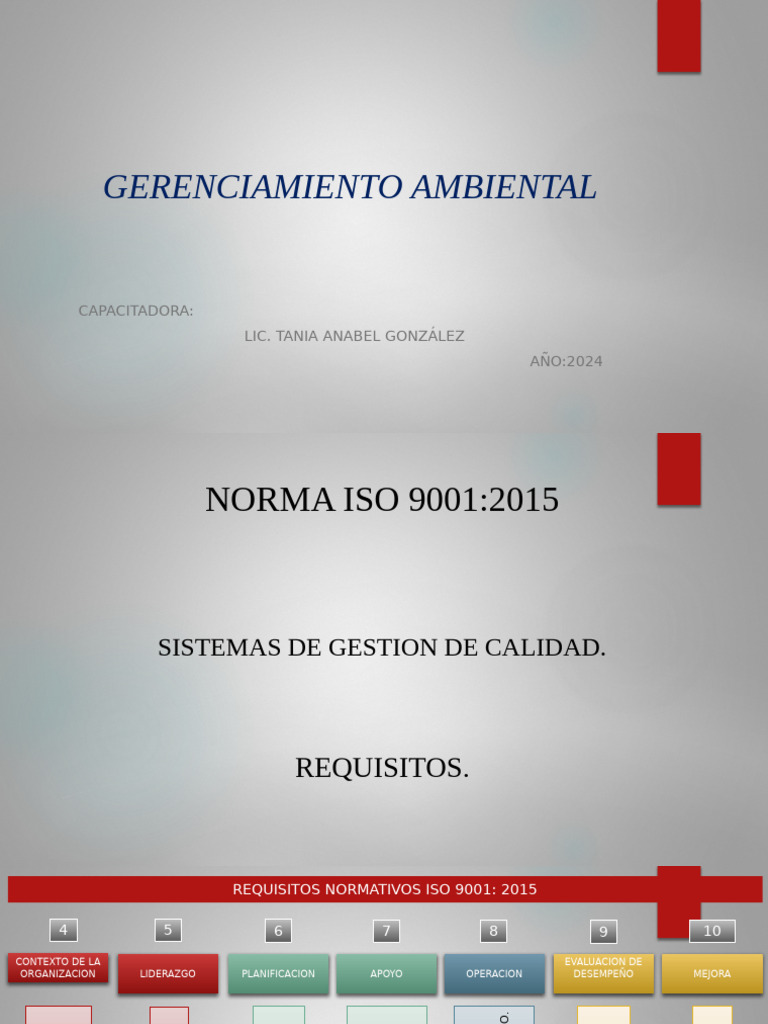 Capacitacion ISO 9001 2015 Estructura de La Norma Uc (1) | PDF | Auditoría | Sistema de manejo ...