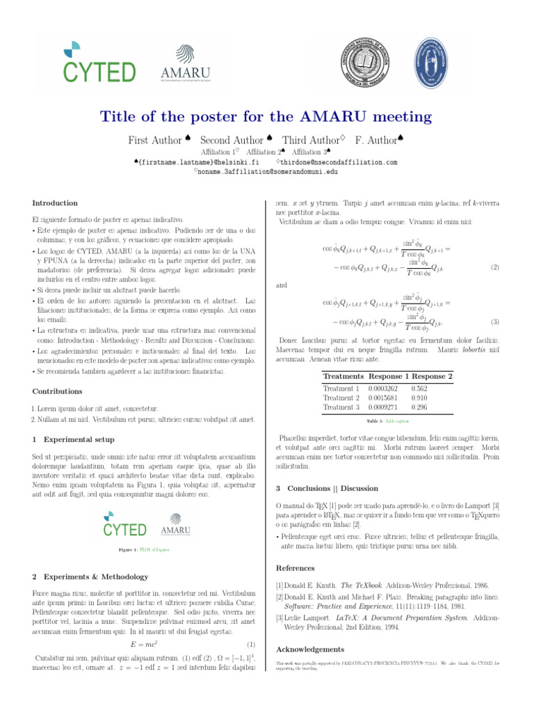 Amaru Poster Template | PDF