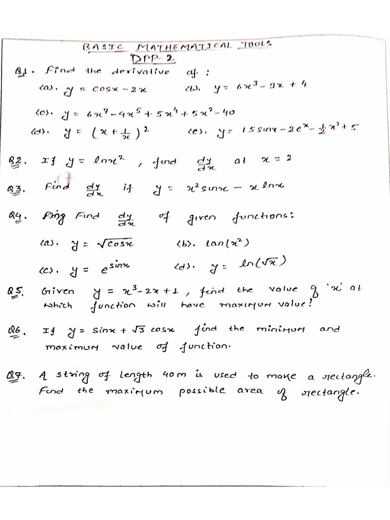 Worksheet 2 | PDF