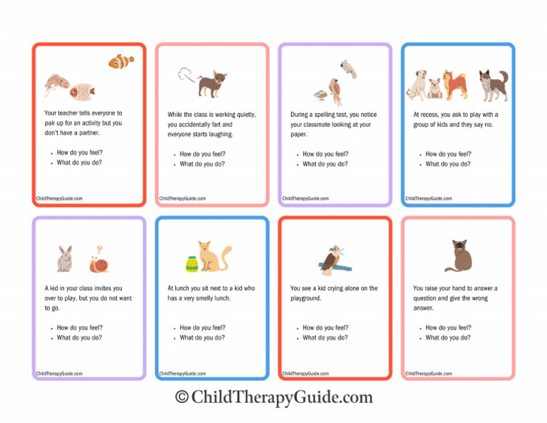 Scenario Cards School | PDF