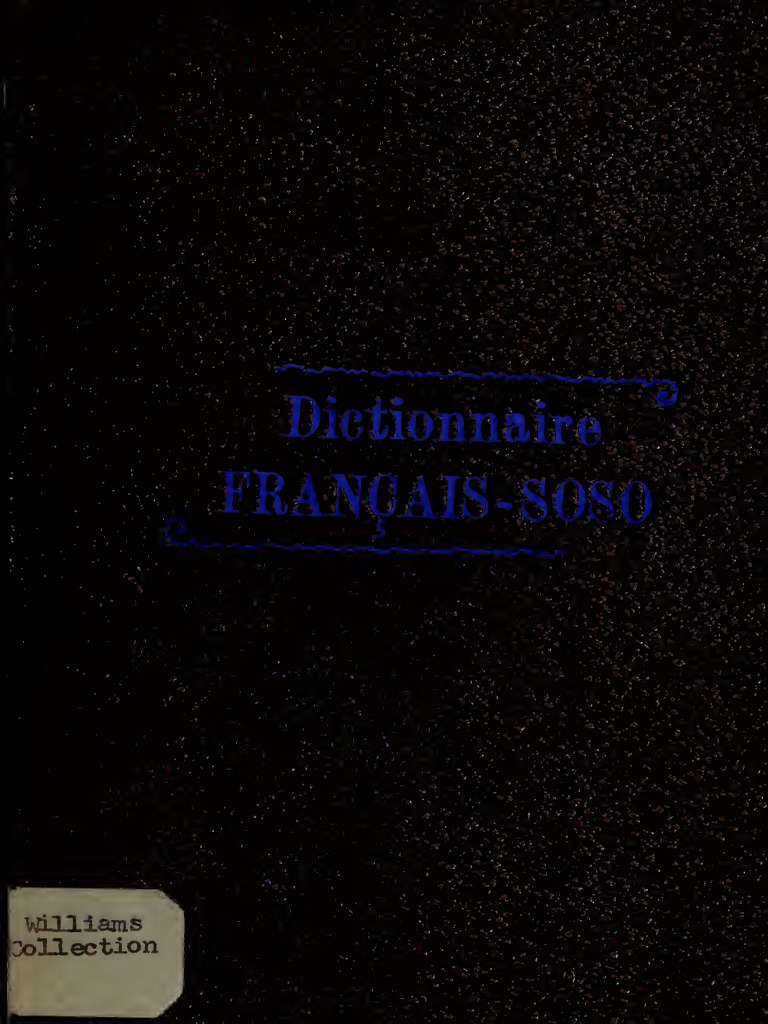 Dictionnaire Français-Soussou | PDF | Genre grammatical | Phrase