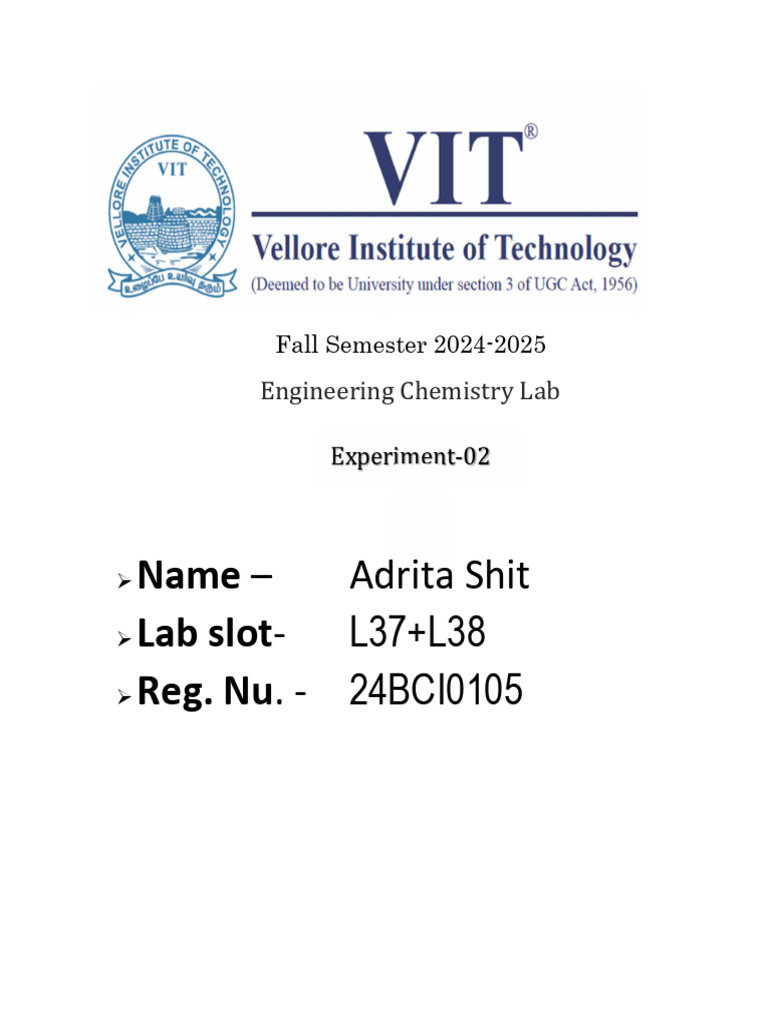 Hardness of Water: Complexometric Titration | PDF | Titration | Chemistry