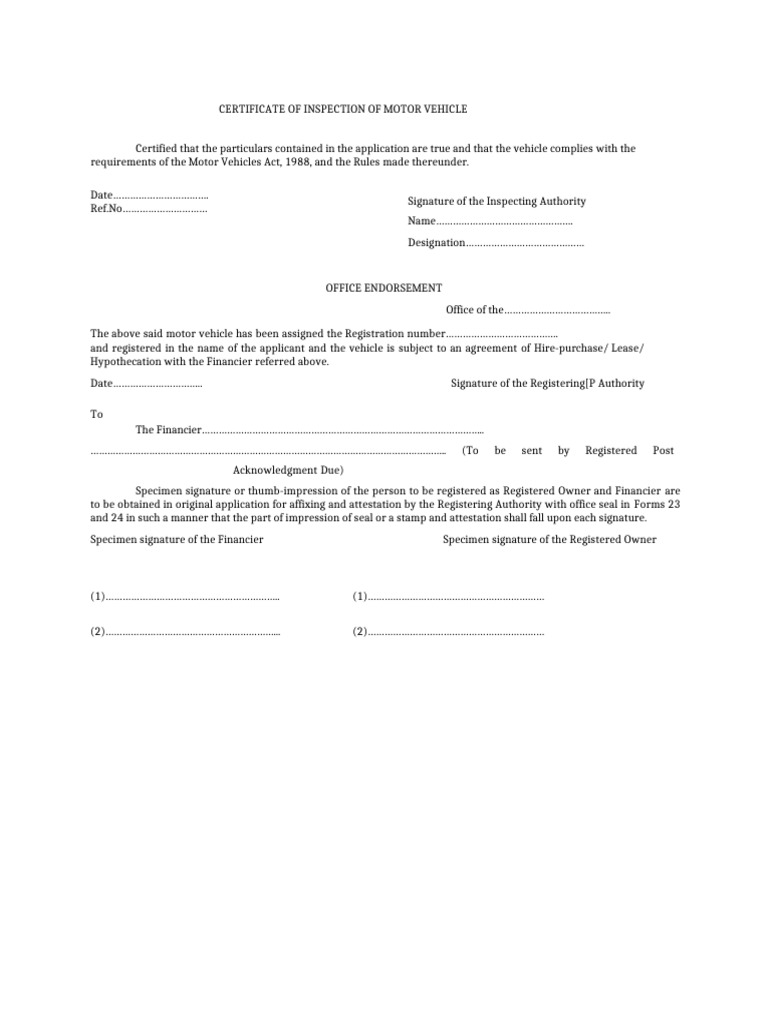 Form 20 | PDF | Semi Trailer Truck | Wheeled Vehicles