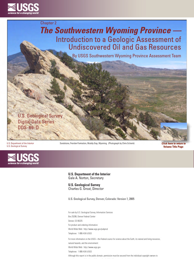 The Southwestern Wyoming Province - : Introduction To A Geologic ...