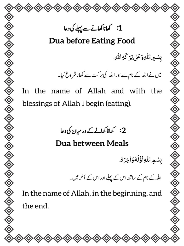 Essential Duas for Daily Life | PDF