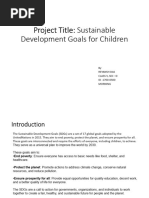 UN SDGs Poster Assignment Guide | PDF