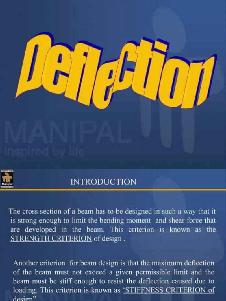 Unit - 3 Deflection of Beams | PDF